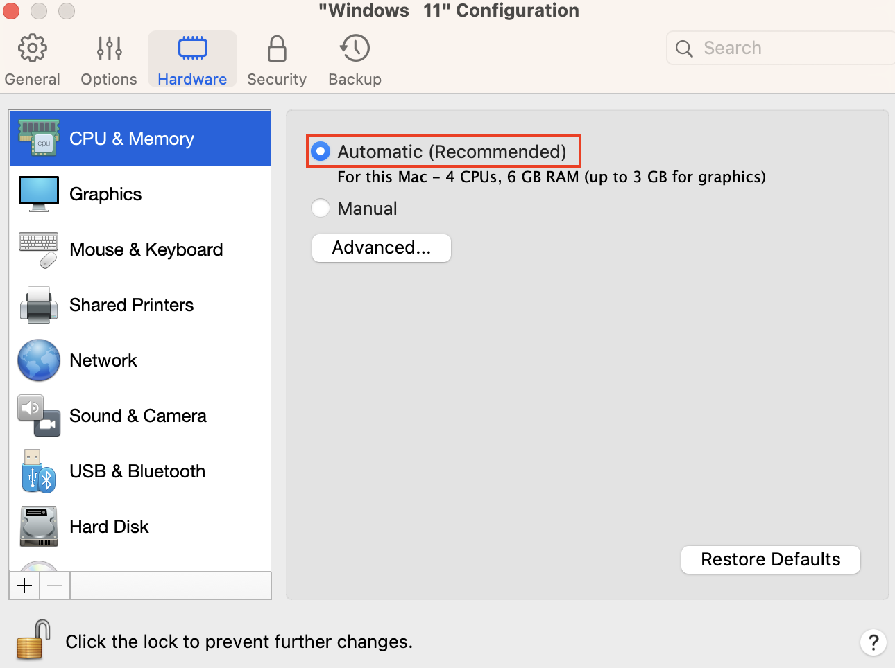 KB Parallels: Improve virtual machine performance on Mac